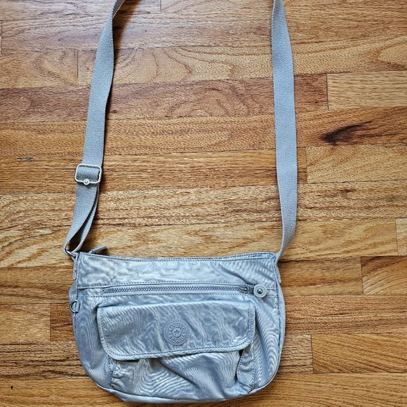 Kipling | Bags | Kipling Shoulder Or Crossbody Bag Silver | Poshmark